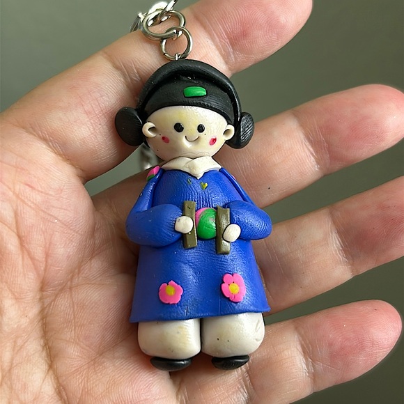 Hand Crafted | Accessories | Nwotclay Korean Boy In Wedding Hanbok ...